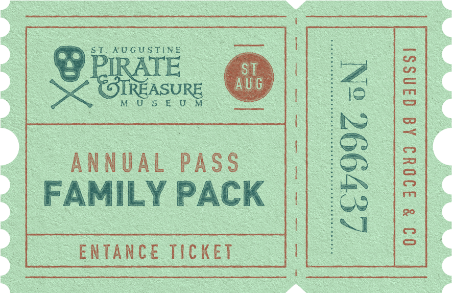 Admission tickets – The Pirate Museum